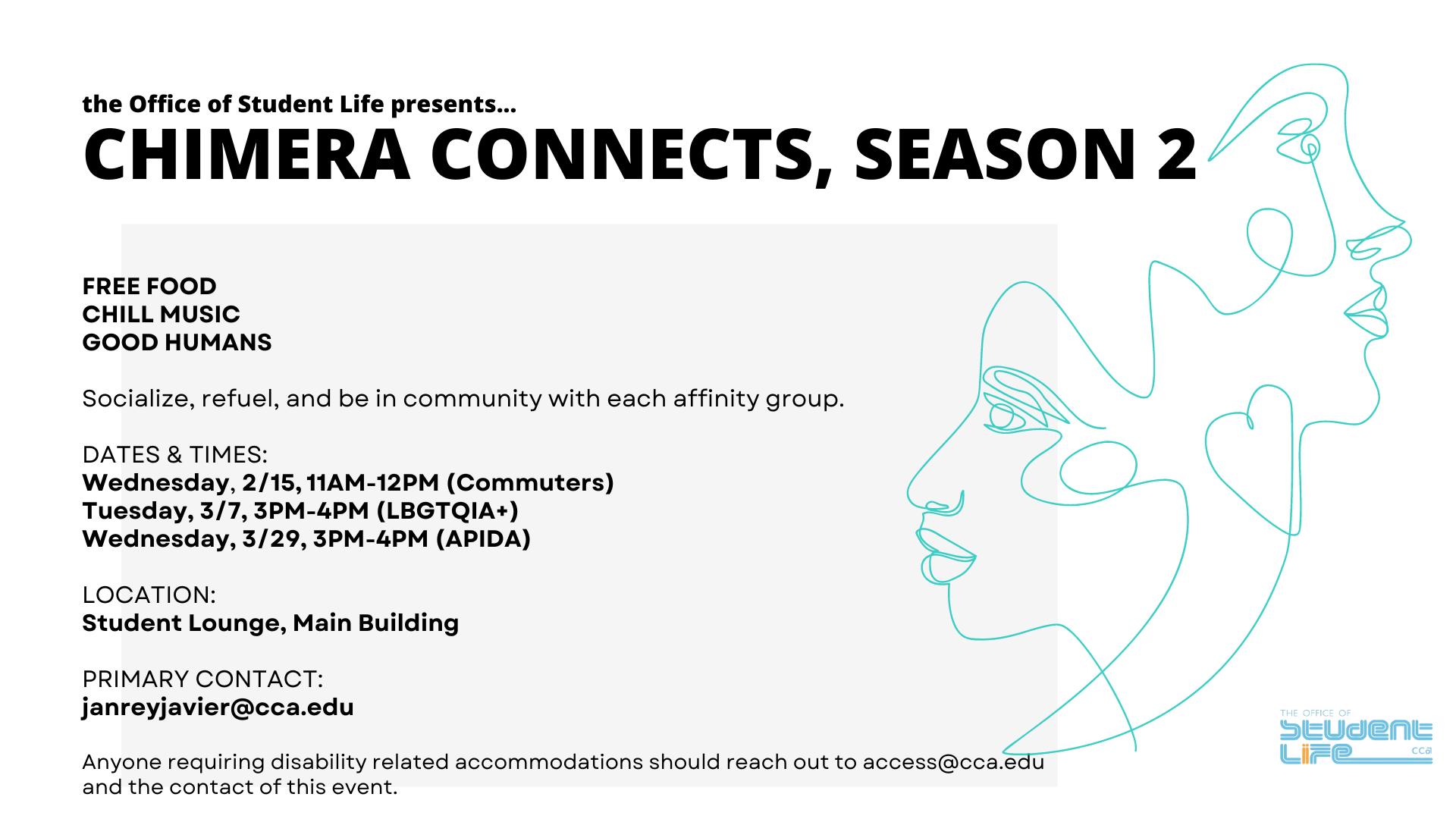 Chimera Connects, S2: LGBTQIA+ Students - CCA Portal