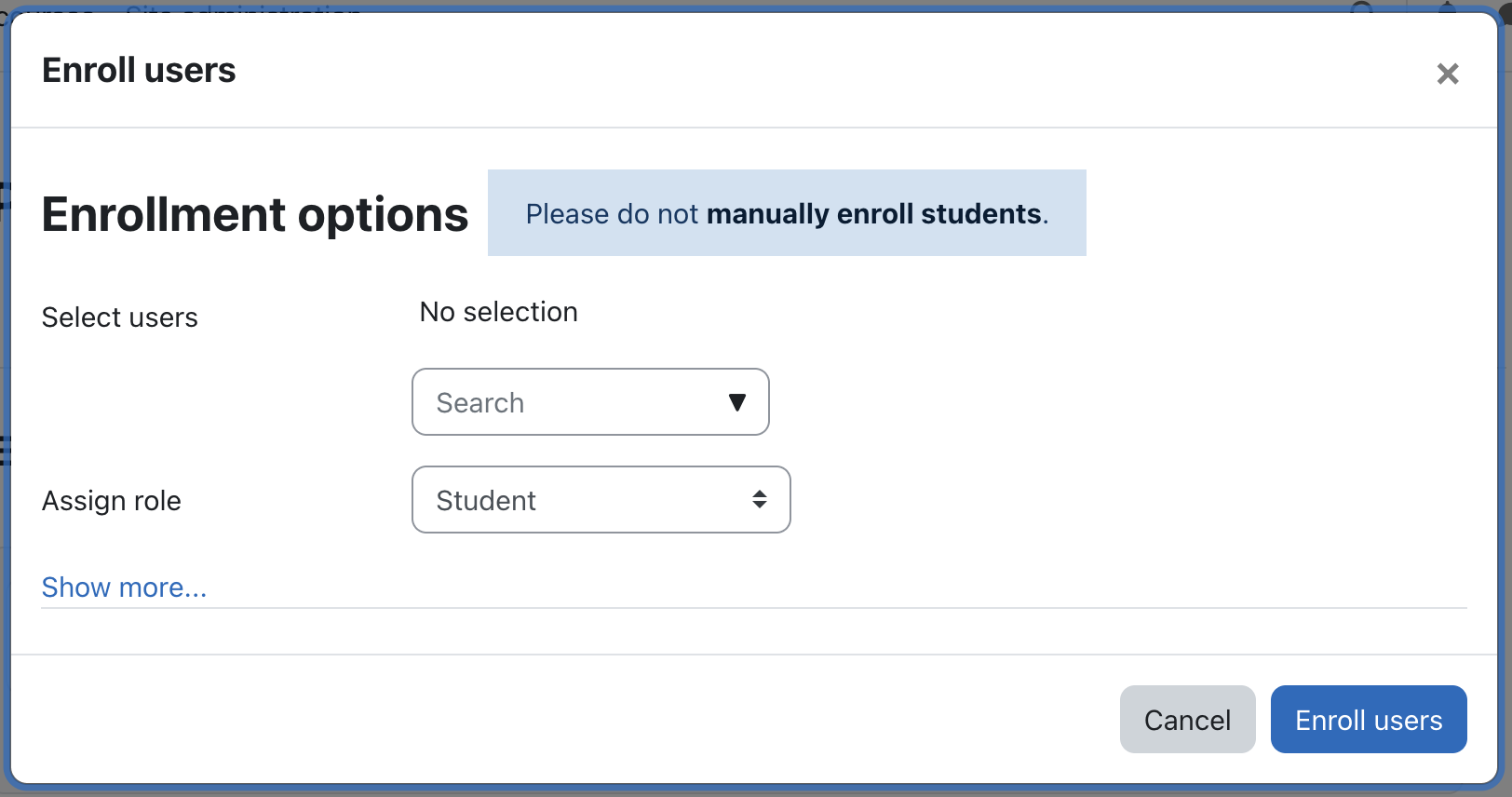Enrolling TAs & Other Instructors in a Moodle Course - CCA Portal