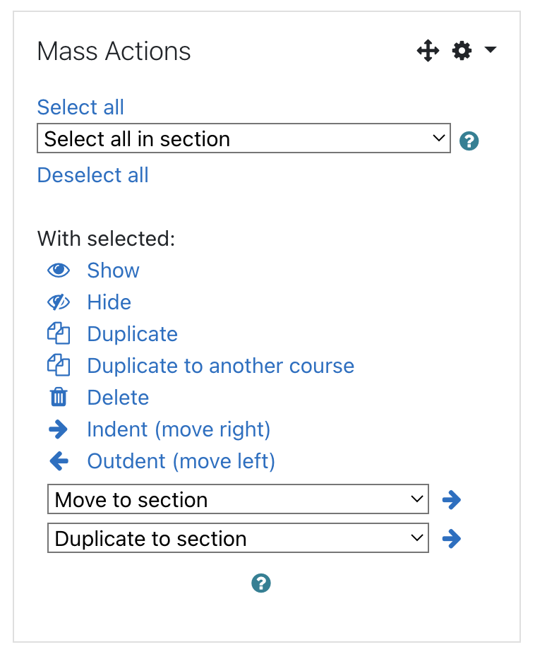 Using Mass Actions Block for Bulk Editing - CCA Portal