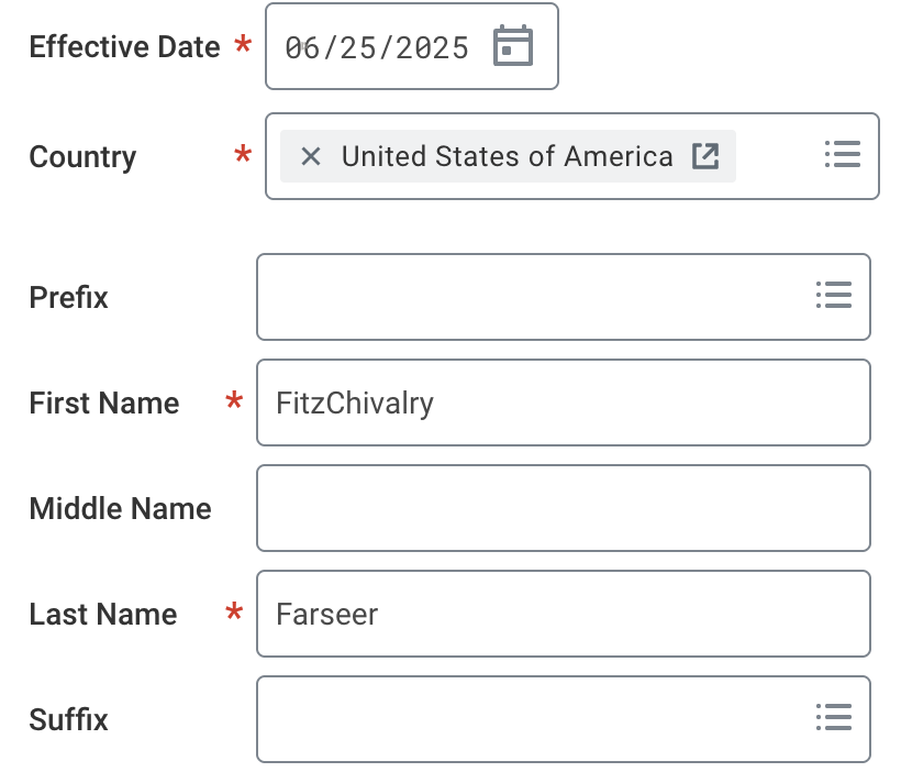 Update Your Name in Workday - CCA Portal