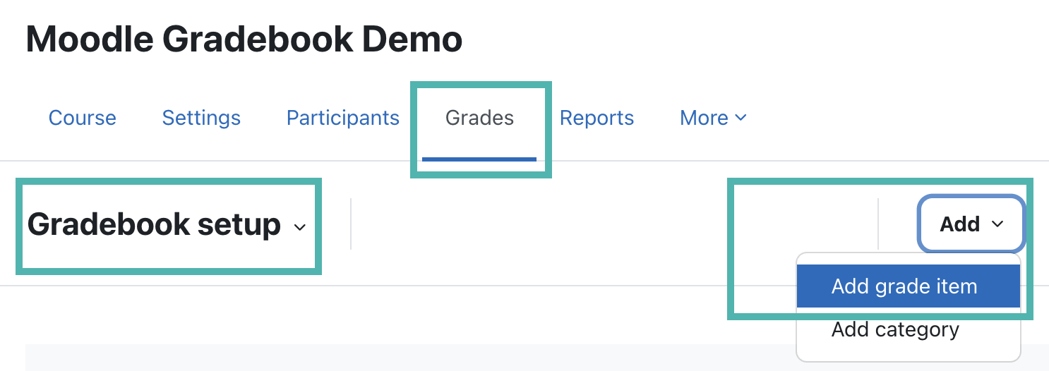 Adding a Grade Item Manually - CCA Portal
