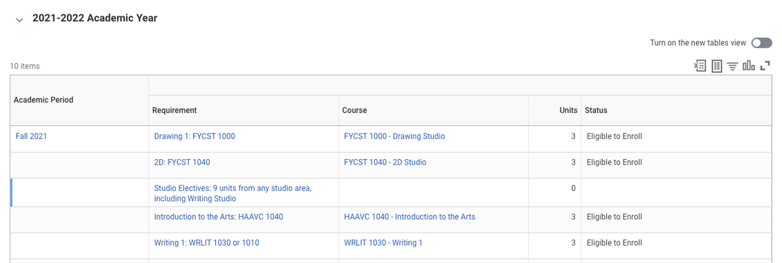 New Incoming Students: View Your Academic Plan Step by Step Guide